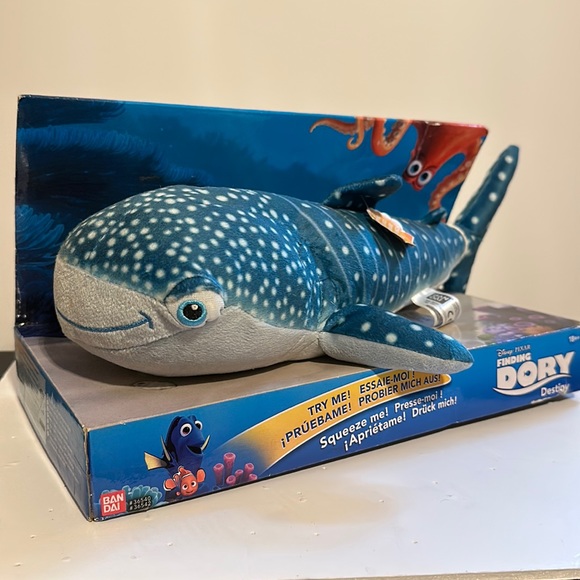 Ban Dai | Toys | Disney Pixar Finding Dory Destiny Whale Plush Stuffed ...